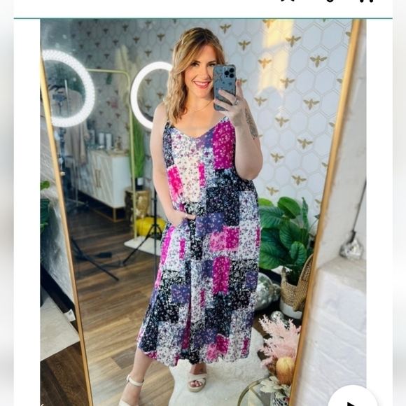 ANDREE BY UNIT | Dresses | Andree By Unit Vibrant Patchwork Boho Maxi ...